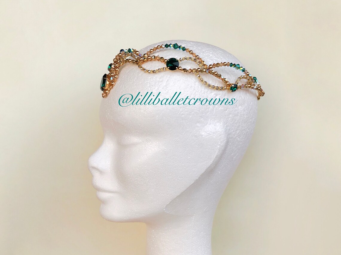 BALLET TIARA Esmeralda tiara Ballet headpiece authentic | Etsy