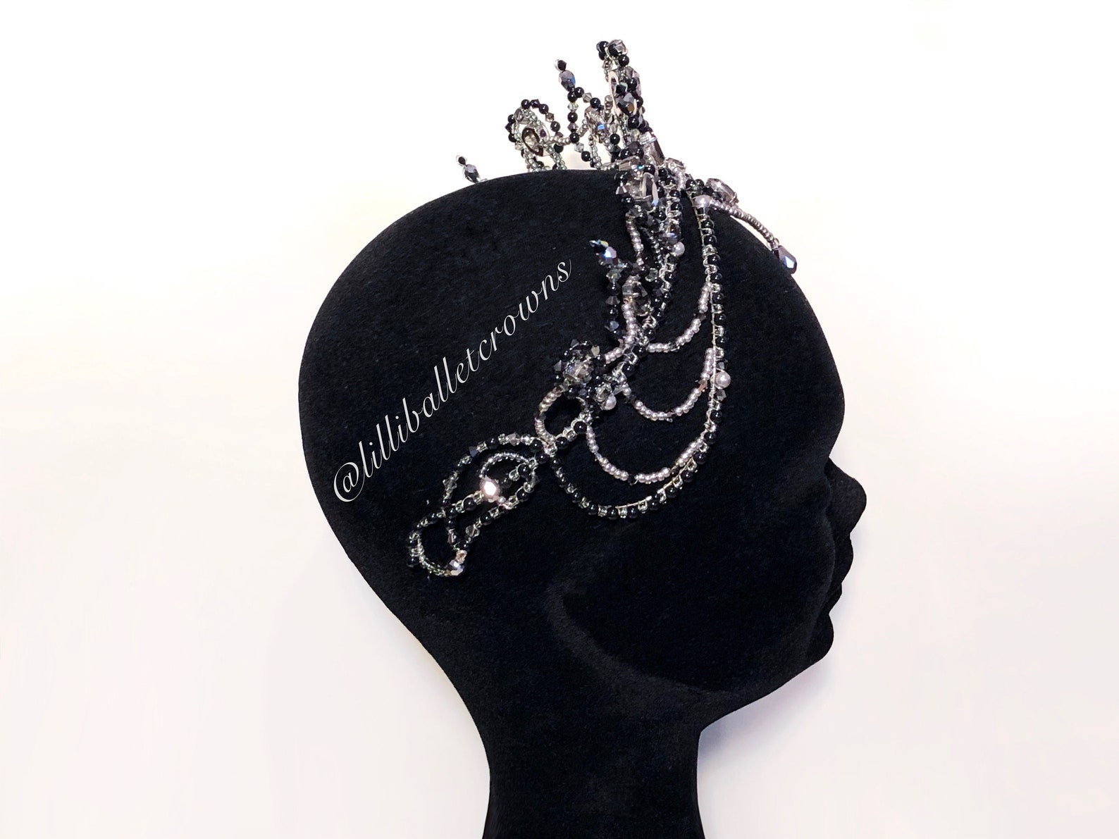 Black Swan Tiara Odile Tiara Ballet Tiara Ballet Headpiece - Etsy