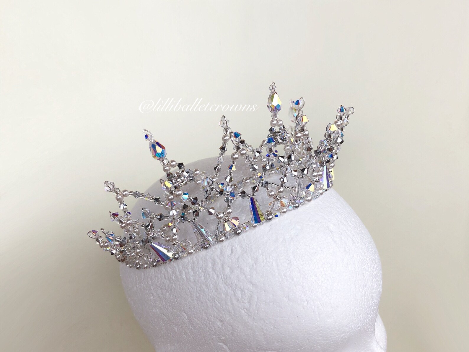 Snow Queen Ballet Tiara Ballet Crystal Tiara Snow Queen - Etsy