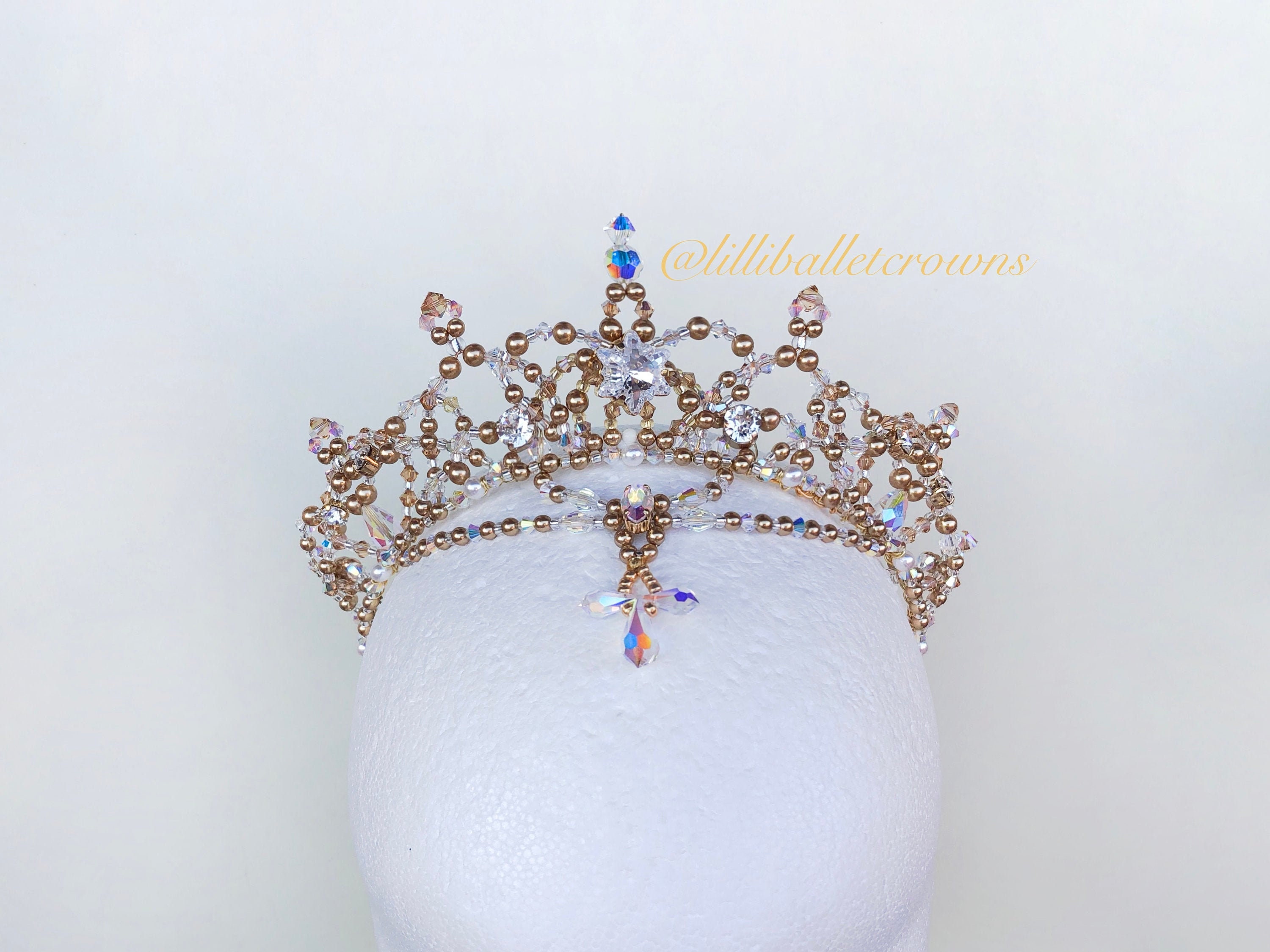 FAIRY TIARA Gold Crystal TIARA Ballet Headpiece Gold - Etsy
