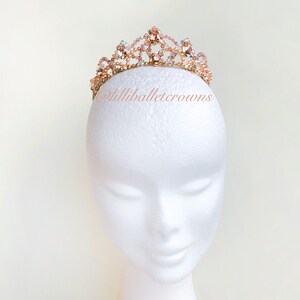 BALLET DIADEM, PEACH Ballet Tiara, Fairy Tiara, Swarovski Tiara, Peach ...