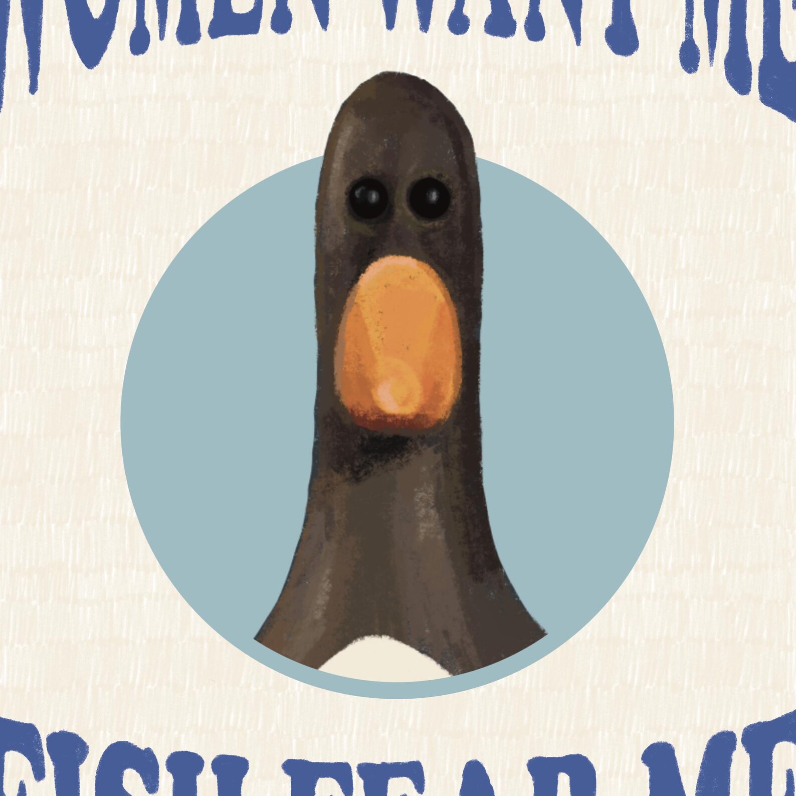 Feathers Mcgraw Women Want Me Fish Fear Me Illustration Art Print - Etsy
