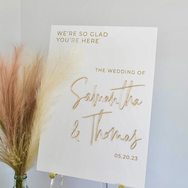 Acrylic Welcome Sign - Etsy