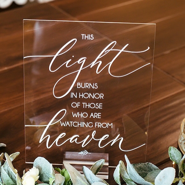 This Candle Burns in Honor of Those Who Are Watching Today From Heaven ...