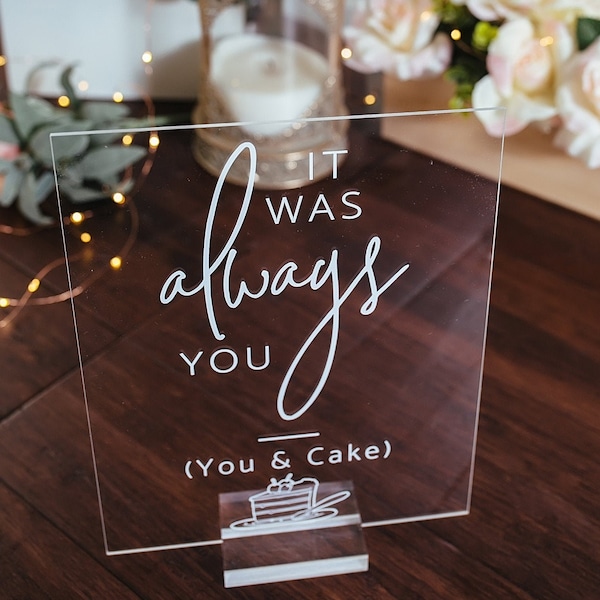 Perspex Cake Topper - Etsy