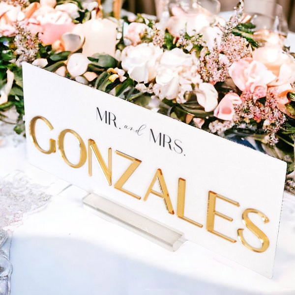 Wedding Bride and Groom Table - Etsy