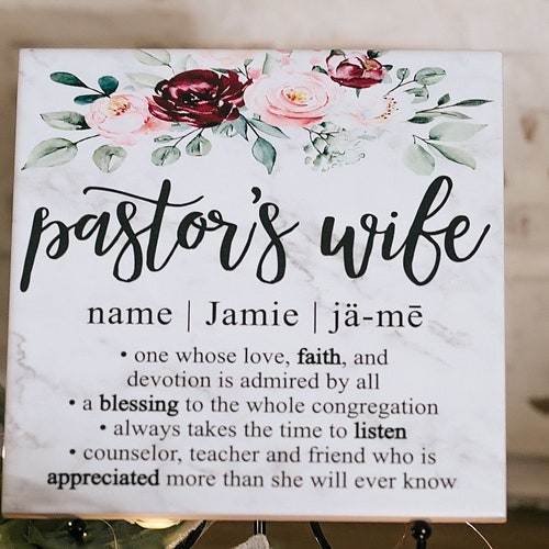 Pastors Wife Appreciation Day Tile Plaque T And Stand Etsy