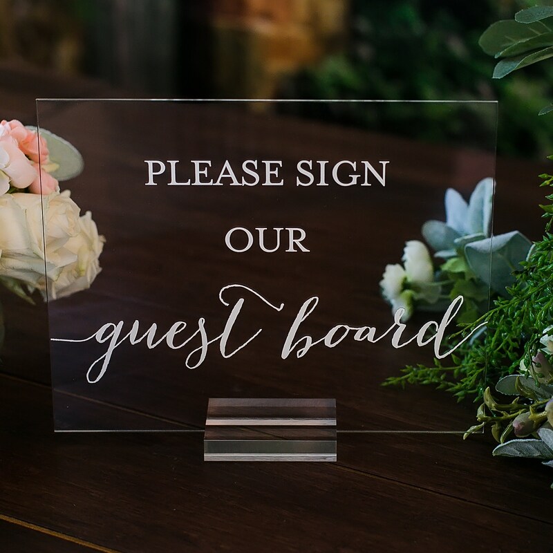 Guest Signing Board - Etsy