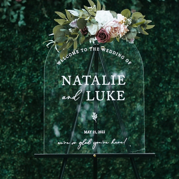 Frosted Arch Signs - Etsy