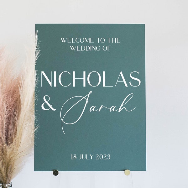 Dusty Blue Acrylic Sign - Etsy