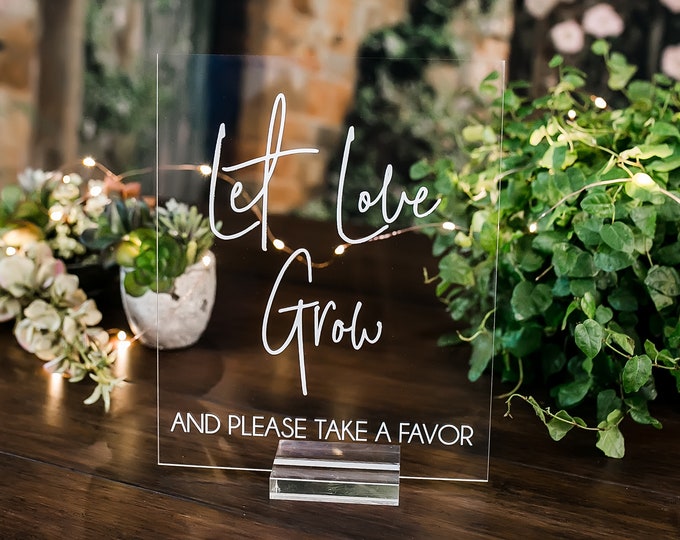 Clear Glass Look Acrylic Table Number Sign With Stands - Etsy