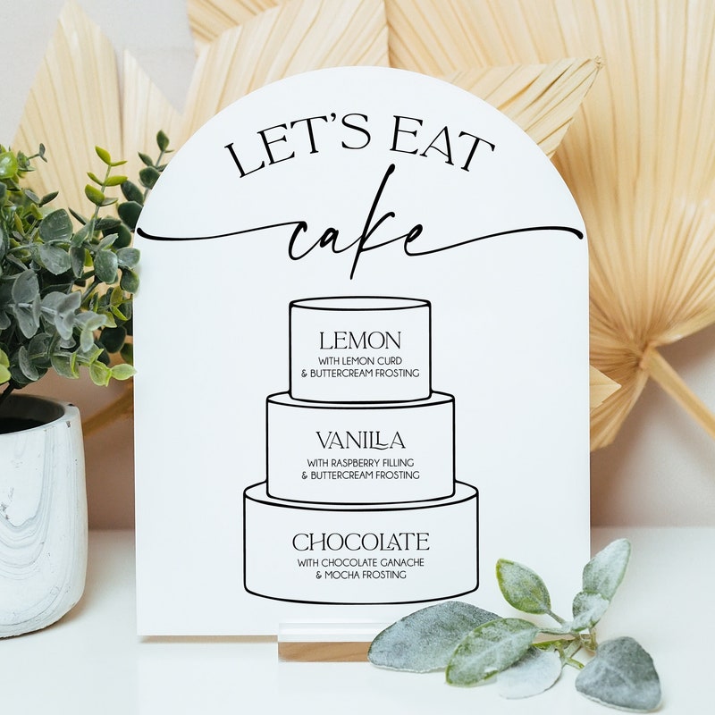 Wedding Cake Sign - Etsy