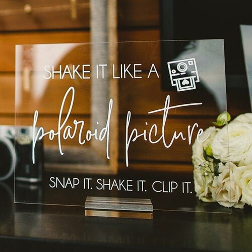 Shake It Like a Polaroid Picture Snap It Shake It Clip It - Etsy