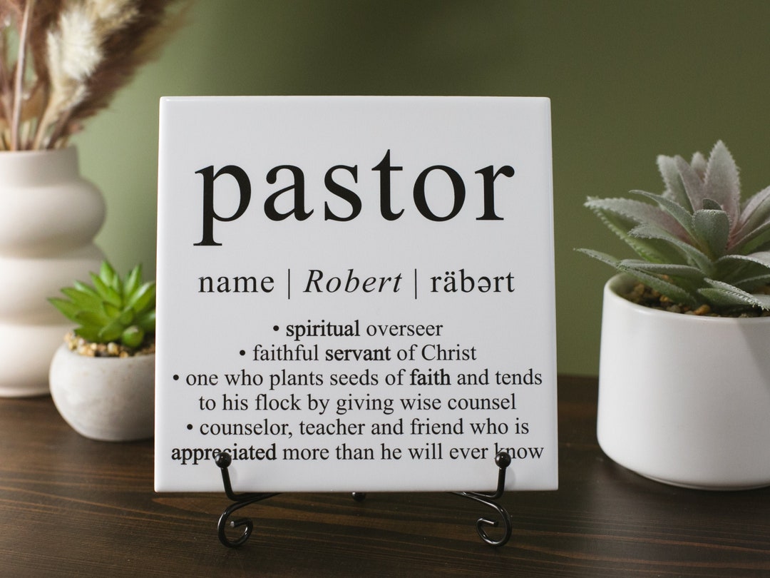 Pastor Appreciation Day Tile Plaque T And Stand Christian Youth