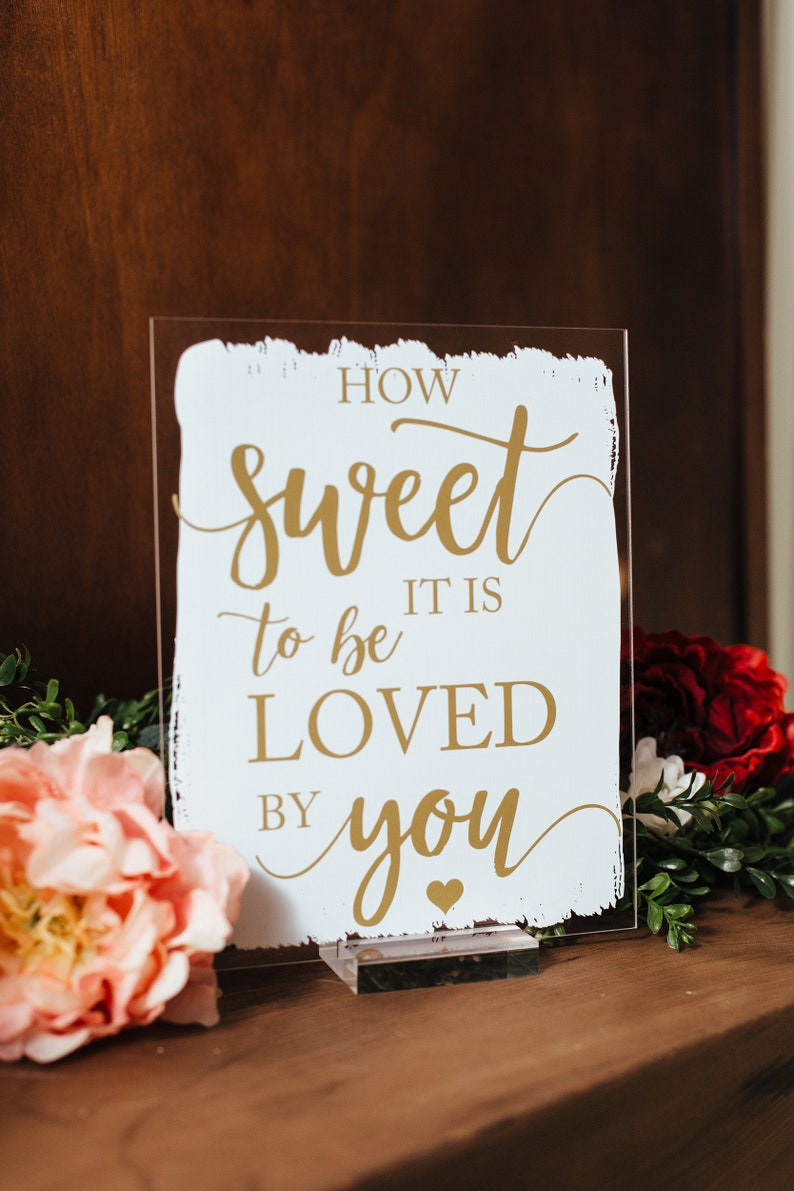 How Sweet It is to Be Loved by You Favors Clear Glass Look - Etsy