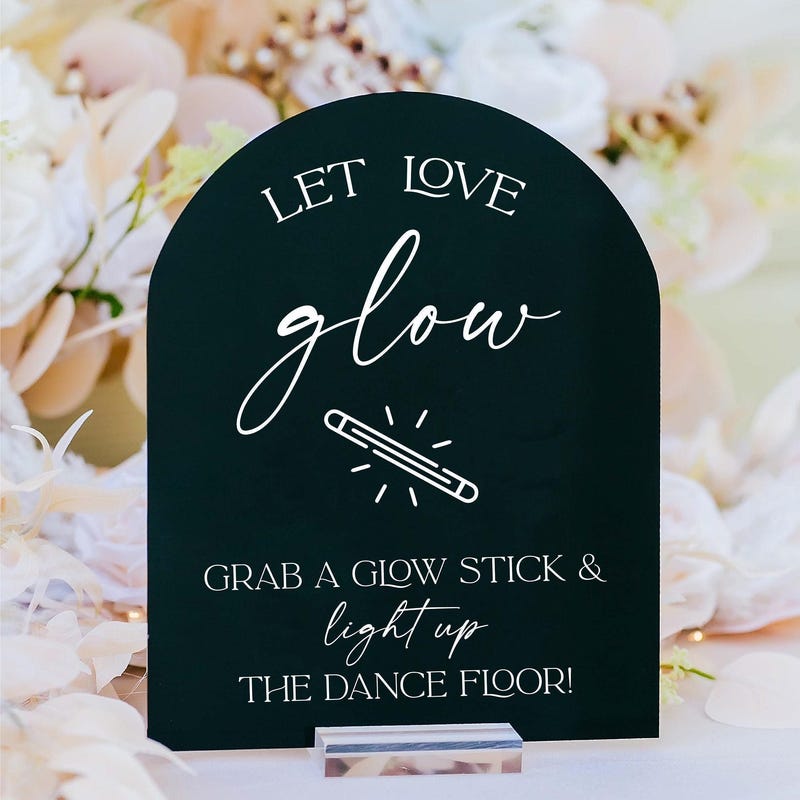 Glow up Acrylic Sign - Etsy