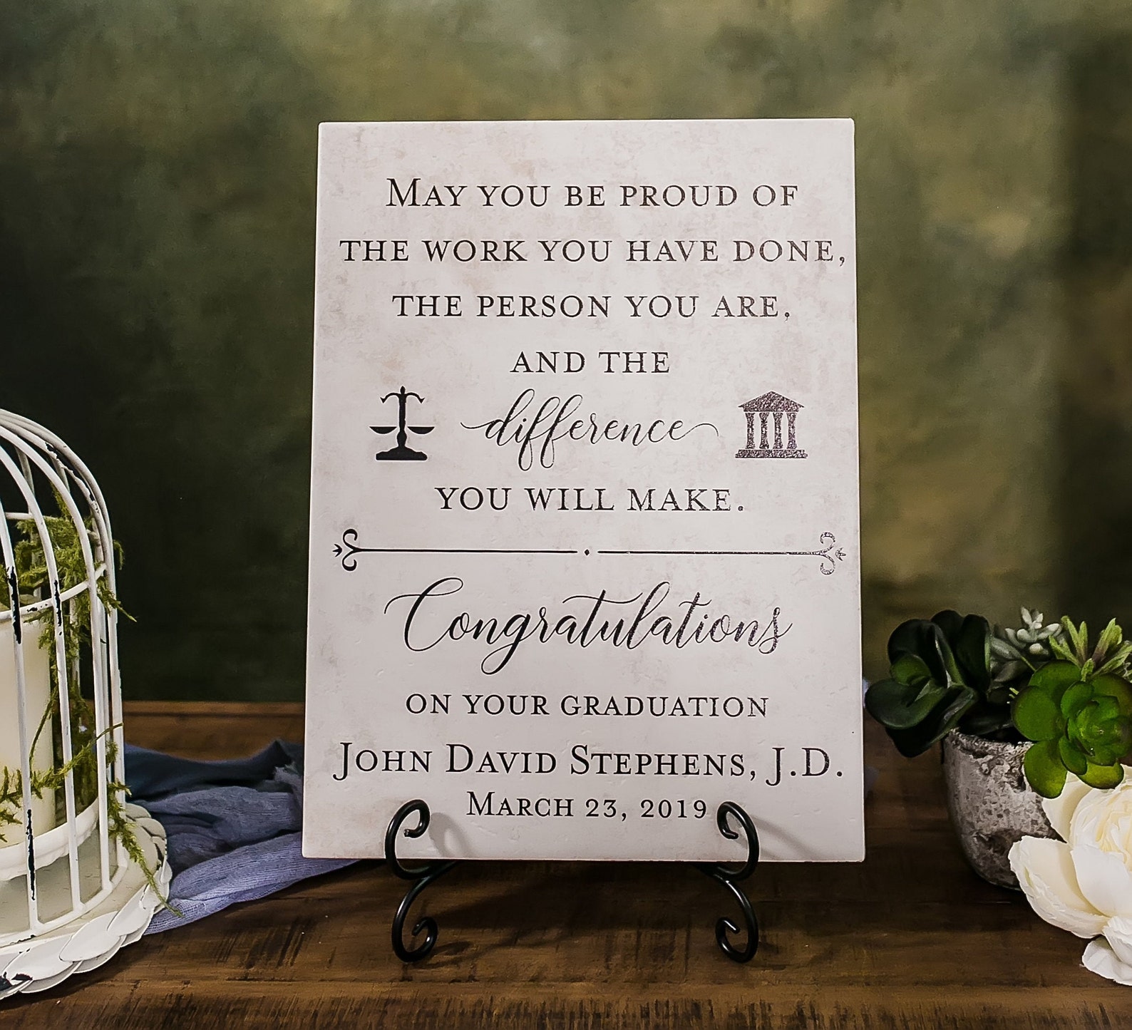 LAW School Congratulations on Your Graduation New Attorney or - Etsy