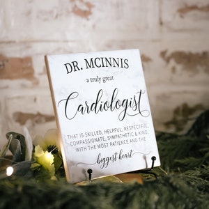 A Truly Great Doctor Cardiologist Thank You Appreciation Plaque Doctors ...