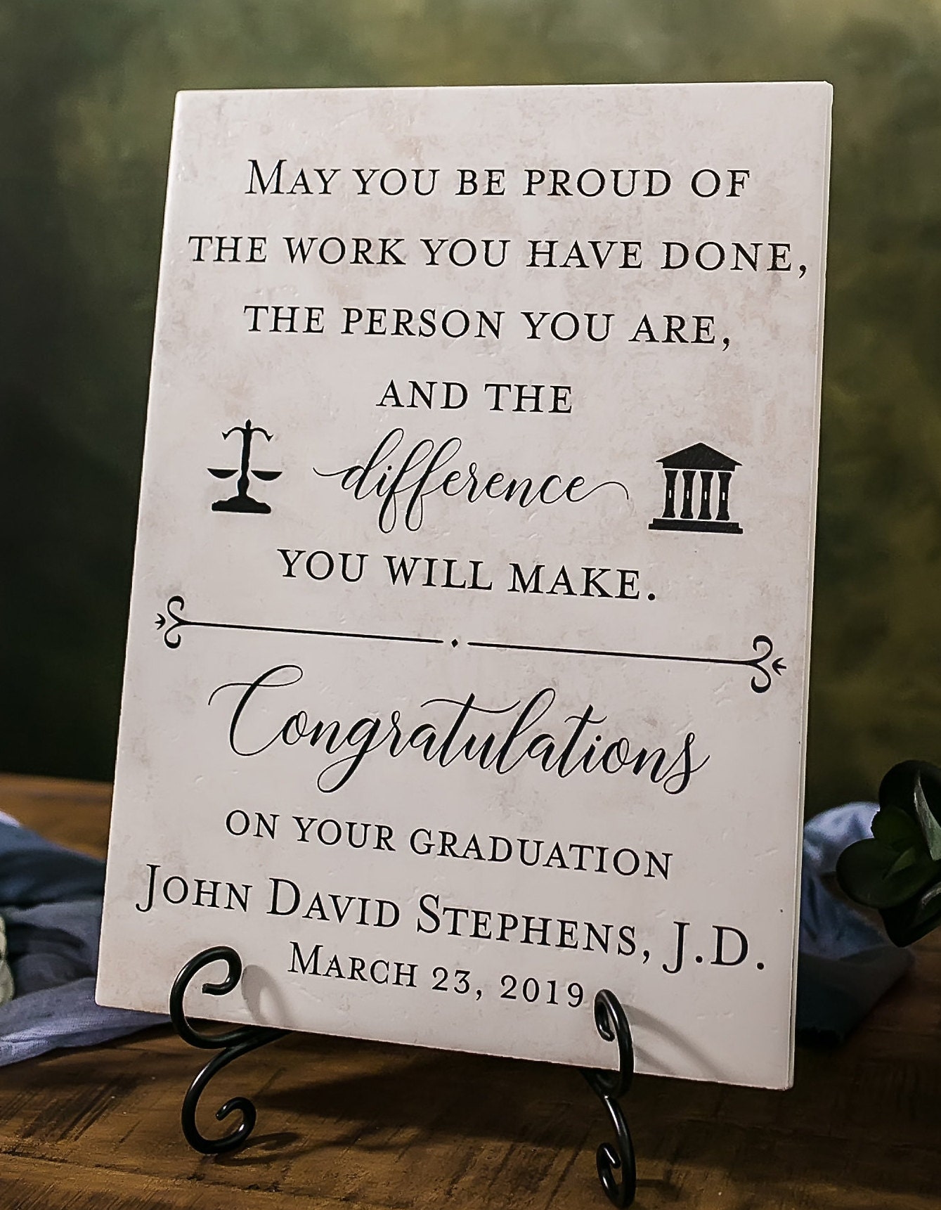 LAW School Congratulations On Your Graduation New Attorney or | Etsy