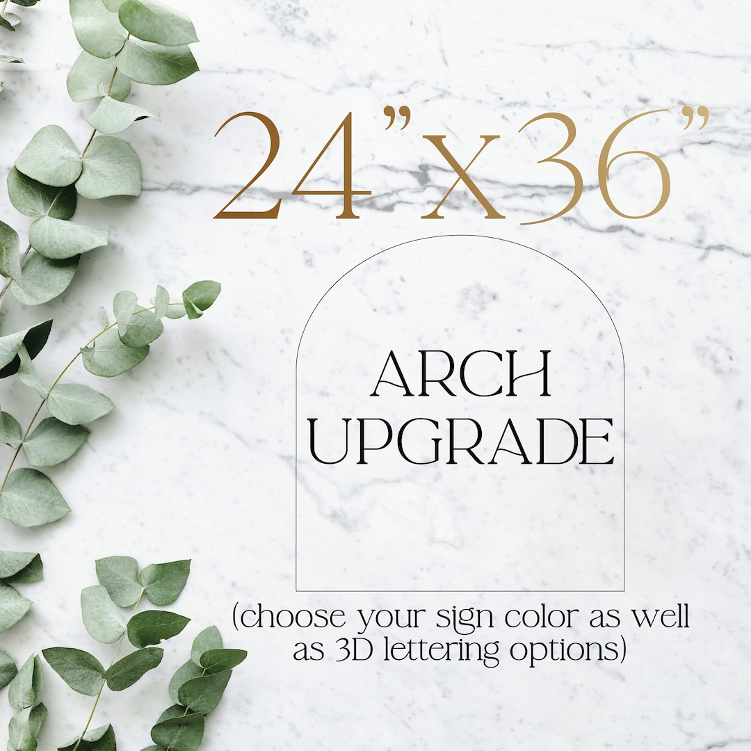 ARCH 24x36 Size Upgrade - Etsy