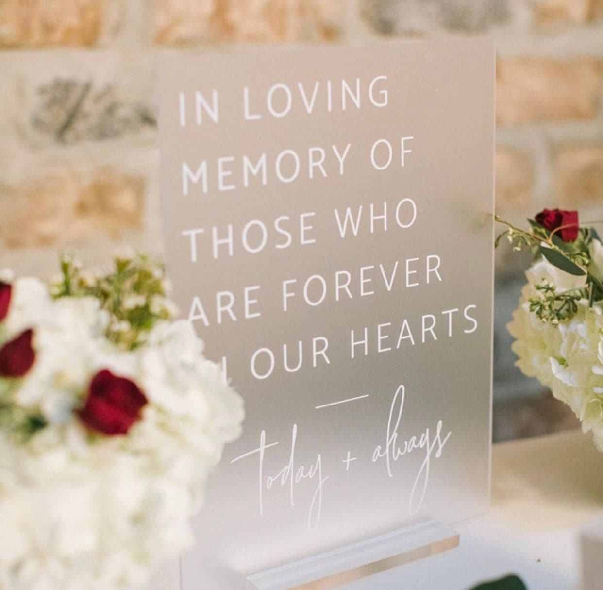In Loving Memory of Those Who Are Forever in Our Hearts Modern - Etsy ...