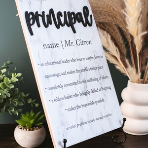 3D Principal Appreciation Tile Plaque Gift From College, High School ...