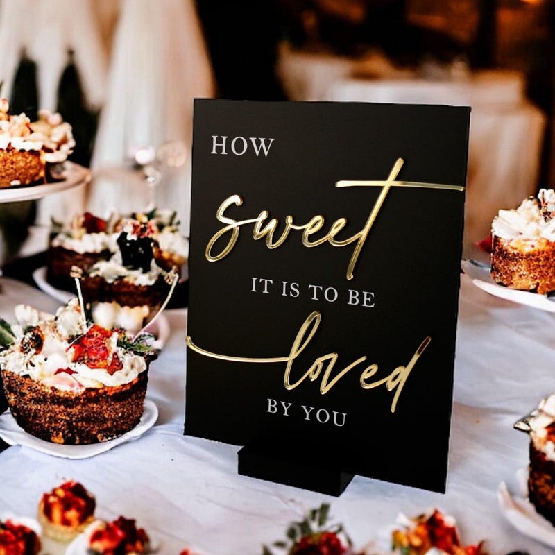 Dessert Table Sign - Etsy