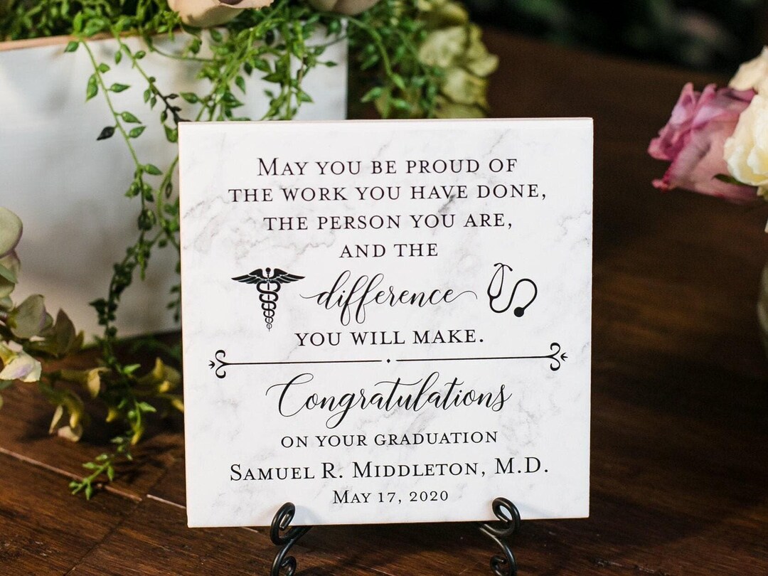 MEDICAL School Congratulations on Your Graduation New Doctor or ...