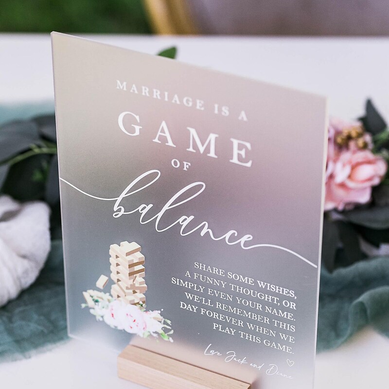 Wedding Jenga Guest Book - Etsy