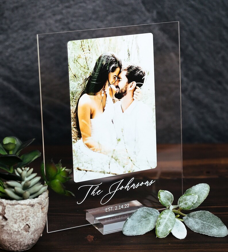 Engagement Gifts for Couple Wedding Frame Plaque Gift Mr Mrs - Etsy