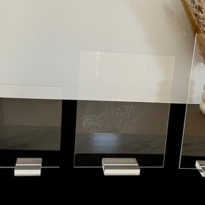 Clear, Frosted, White and Black Acrylic Blank Stock Sheet Lucite ...