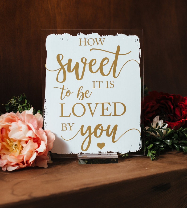 How Sweet It is to Be Loved by You Favors Clear Glass Look - Etsy