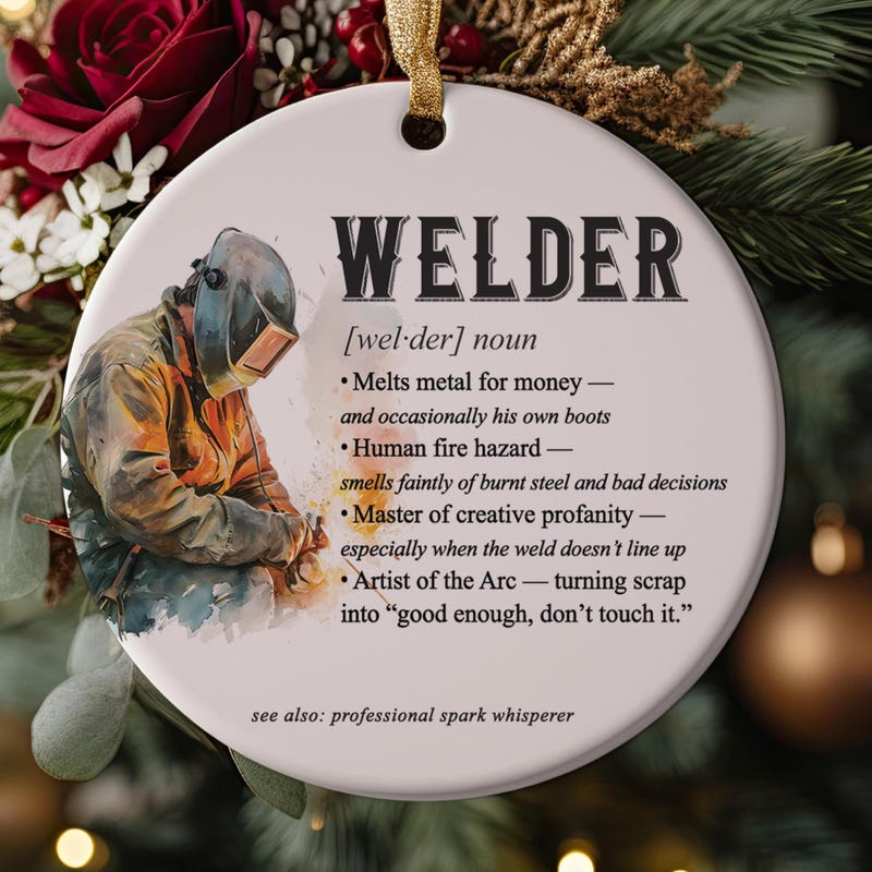 Welder Christmas Stocking - Etsy