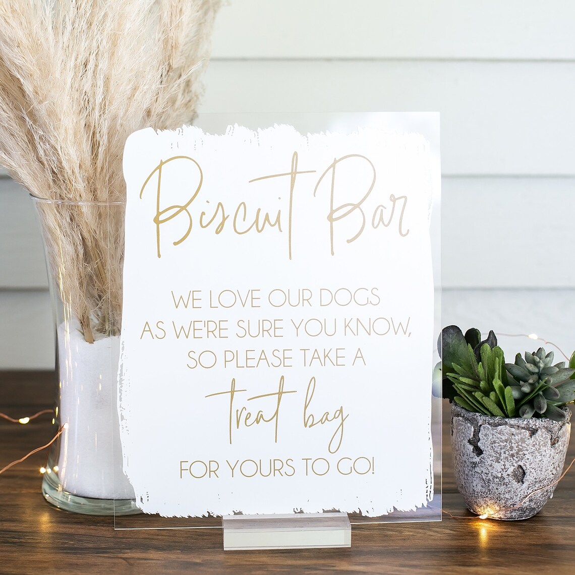 Wedding Biscuit Bar Doggy Bag Treats We Love Our Dogs Sign - Etsy