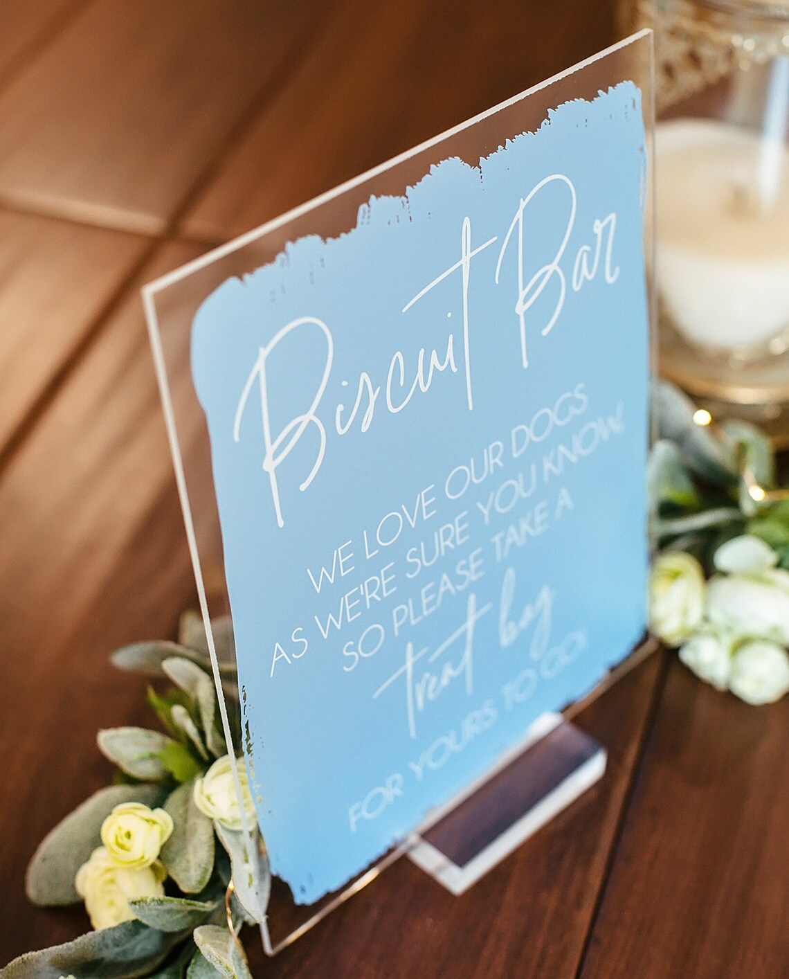 Wedding Biscuit Bar Doggy Bag Treats We Love Our Dogs Sign - Etsy