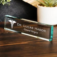 Custom Radiologist Metal Desk Name Plate, Doctor Metal Job Name Plate ...