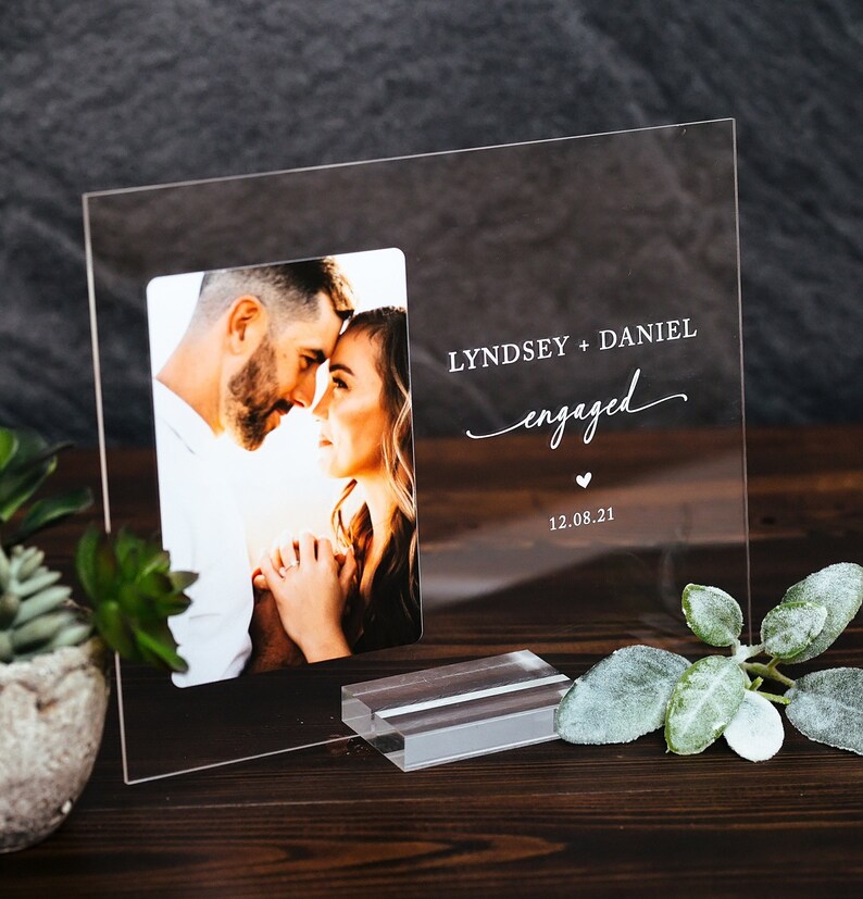 Engagement Gifts for Couple Wedding Frame Plaque Gift Mr Mrs - Etsy