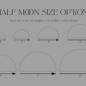 Half Moon Shaped Gold Silver or Rose Gold Mirror Acrylic Wedding Place ...