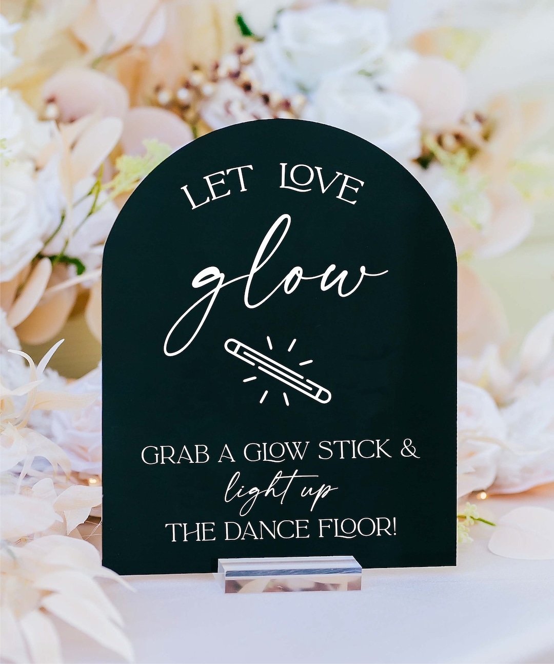 Let Love GLOW Grab A Glow Stick and Light up the Dance Floor Wedding ...