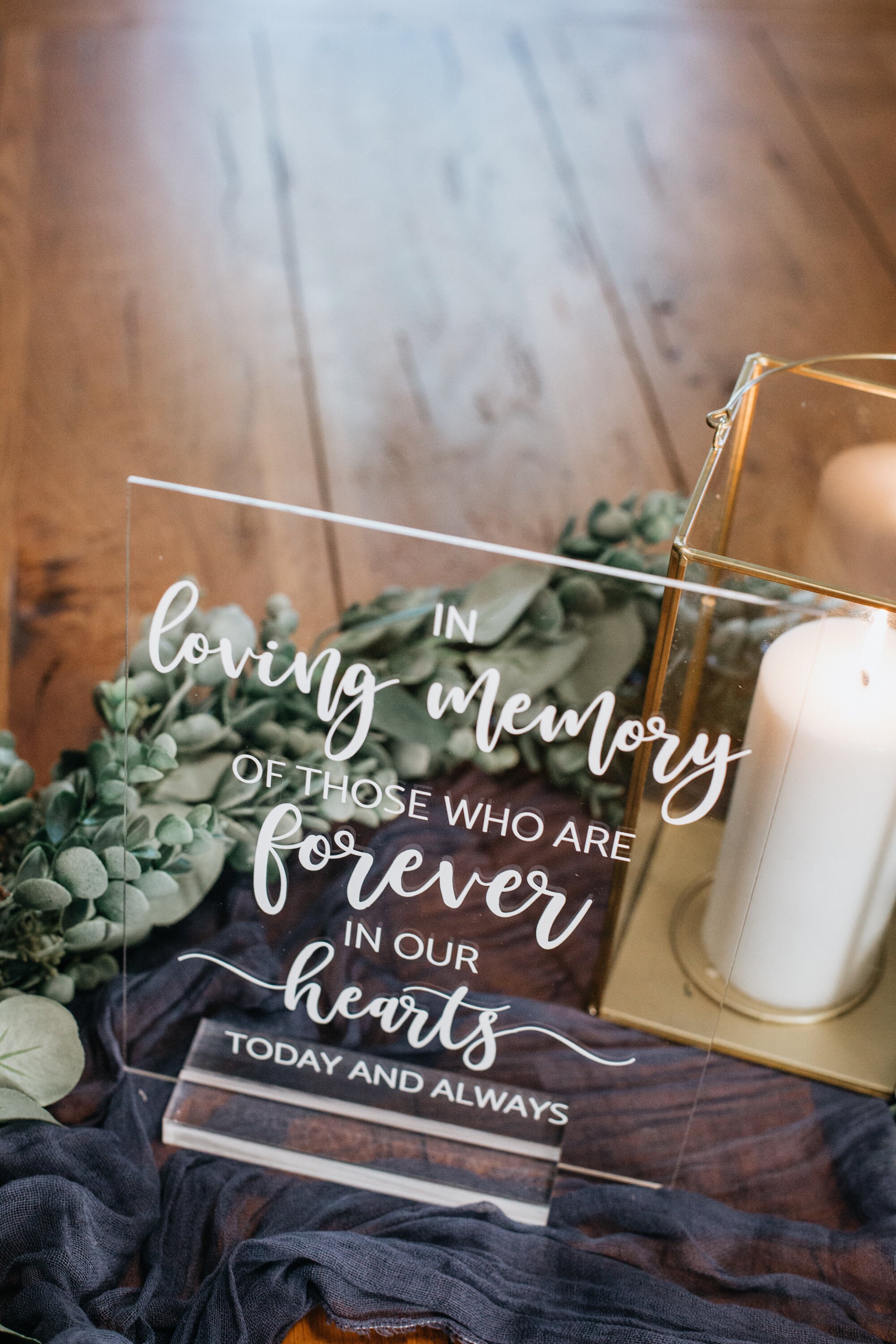 In Loving Memory of Those Who Are Forever in Our Hearts Clear | Etsy