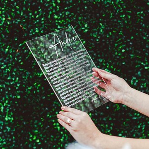 Personalized Custom Husband and Wife Frosted, Clear, Black or White ...