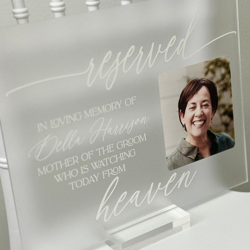 Memorial Photo Sign - Etsy
