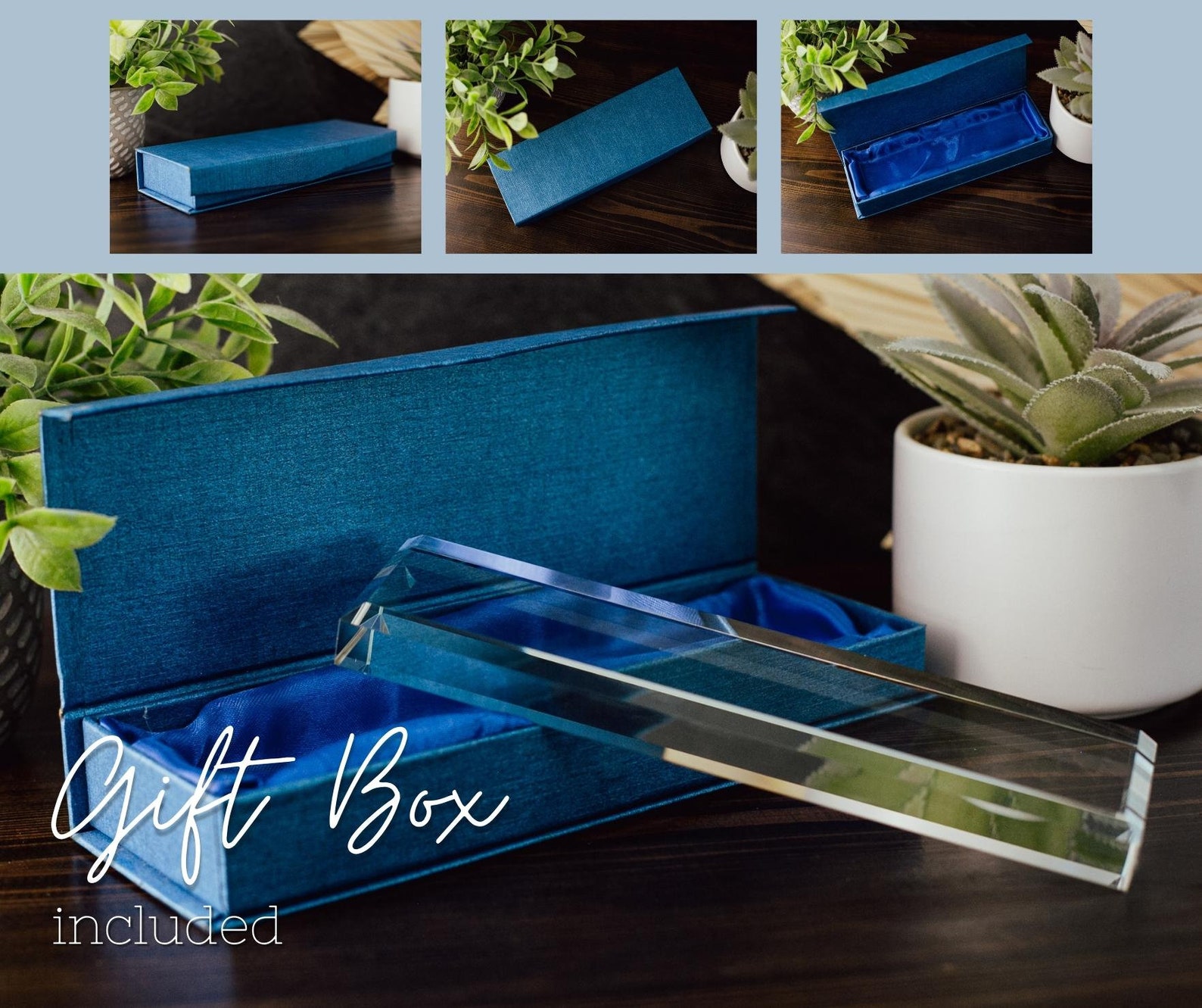 Physician MD Doctor Glass Office Desk Name Plate, Clear PA Surgeon ...