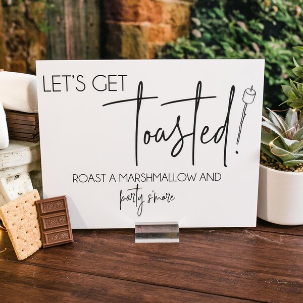 Wedding Smore Menu - Etsy