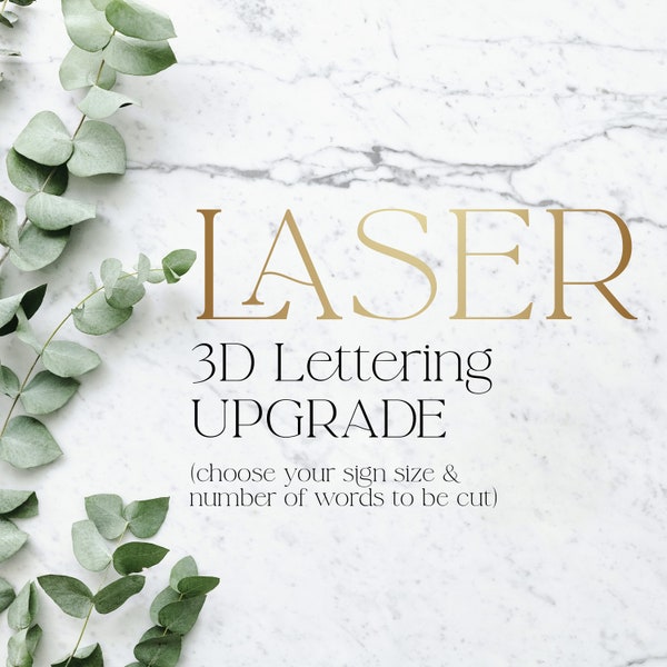 Laser Cut Paper Wording - Etsy