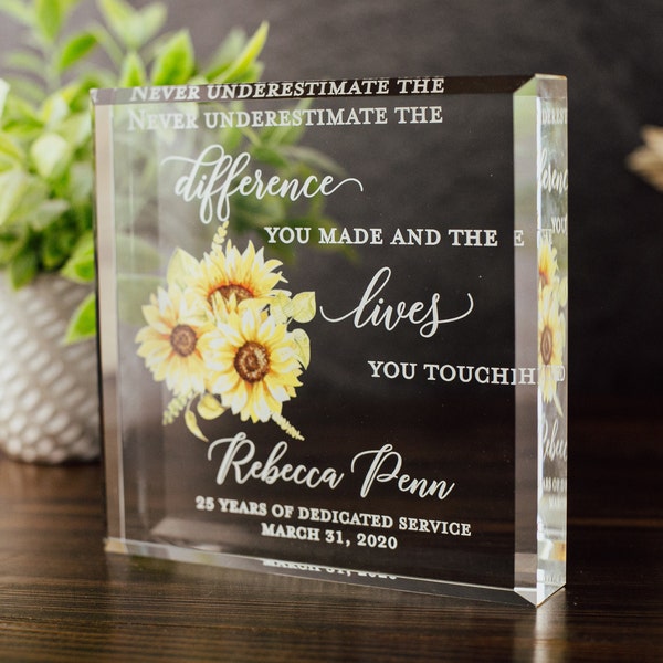 Retirement Plaque - Etsy