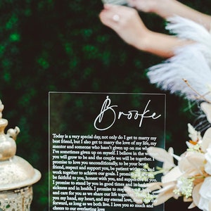 Personalized Custom Husband and Wife Frosted, Clear, Black or White ...