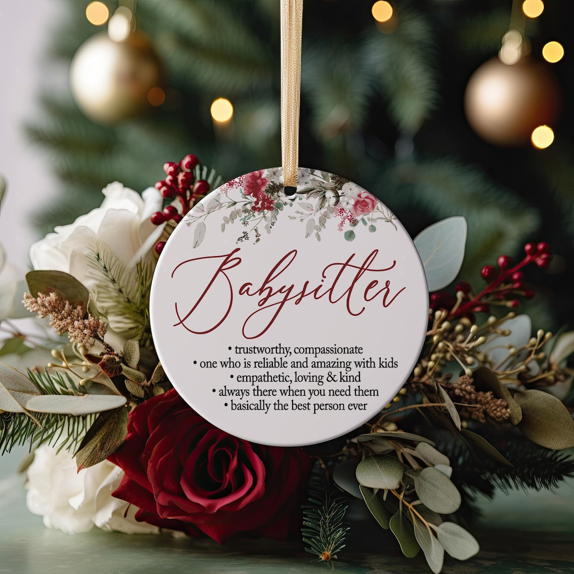 World's Best Babysitter Definition Gift Idea for Sitter or Daycare ...