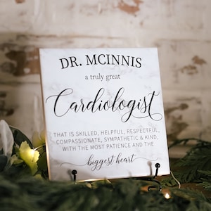 A Truly Great Doctor Cardiologist Thank You Appreciation Plaque Doctors ...