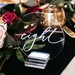 Round Clear or Black Acrylic Table Number Sign With Stands, Clear Glass ...